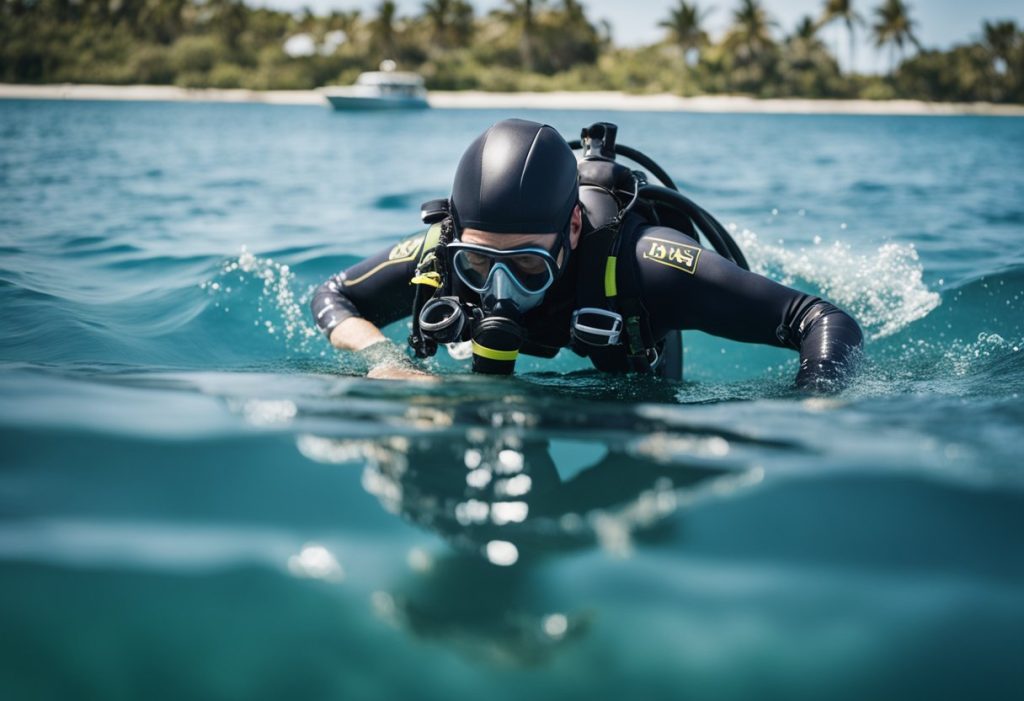 Why Do Scuba Divers Fall Backwards - OC Scuba Center